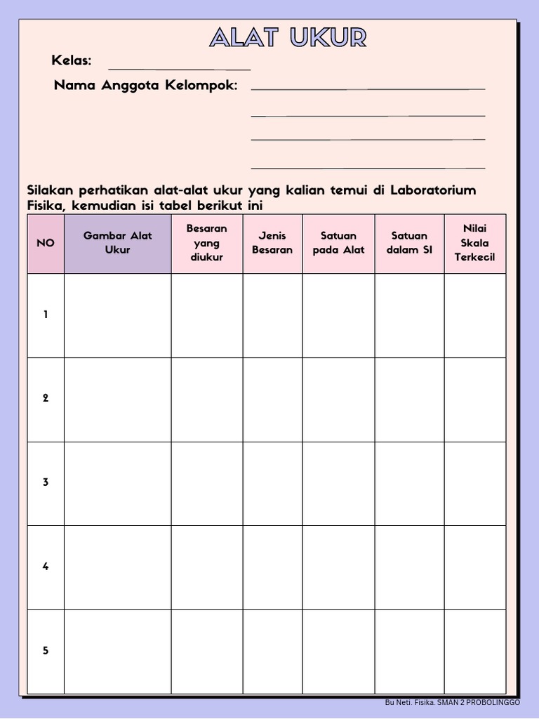 LKPD Alat Ukur | PDF