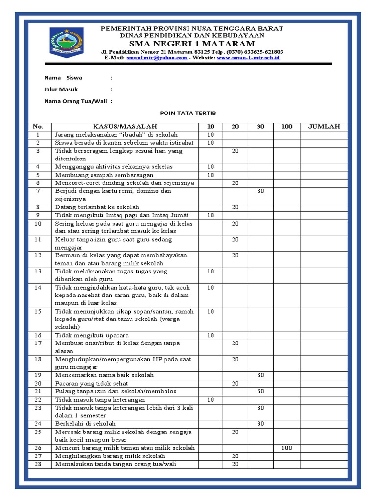 Poin Tata Tertib Untuk Daftar Ulang PPDB 2021 | PDF