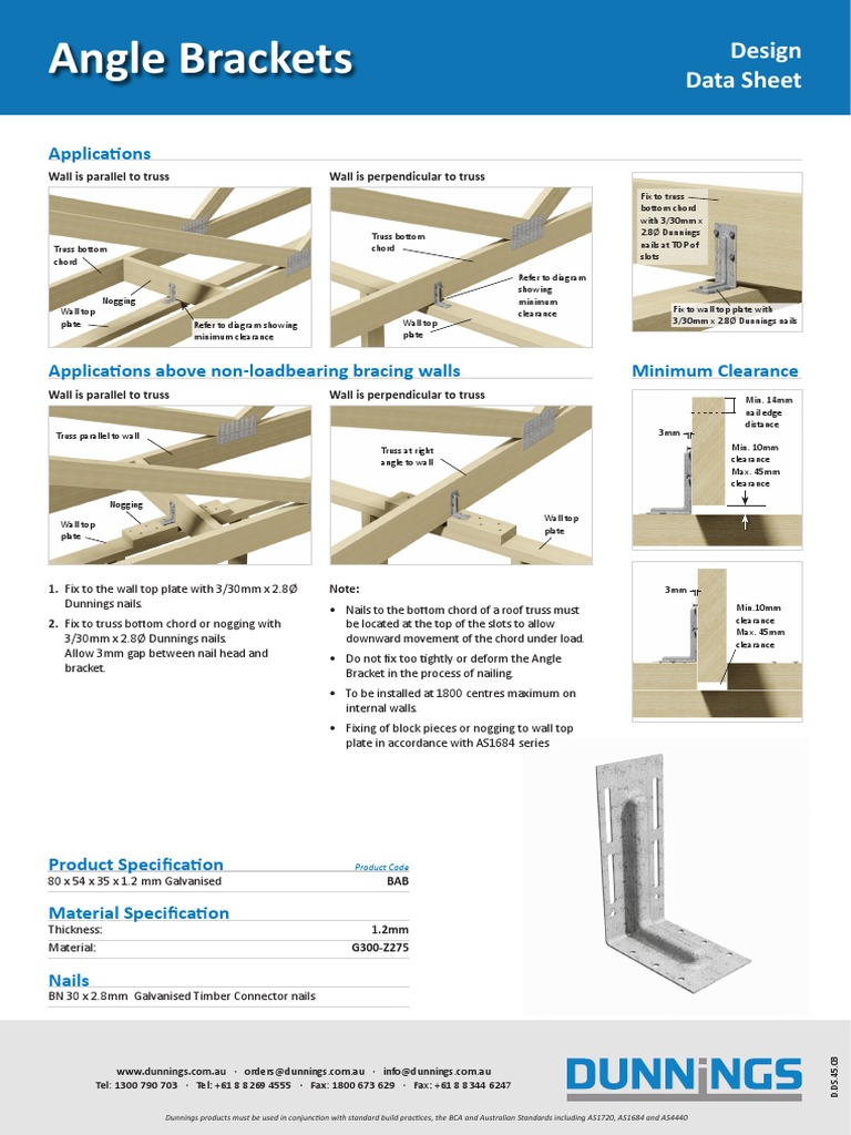 D DS 45 03-Angle-Brackets | PDF