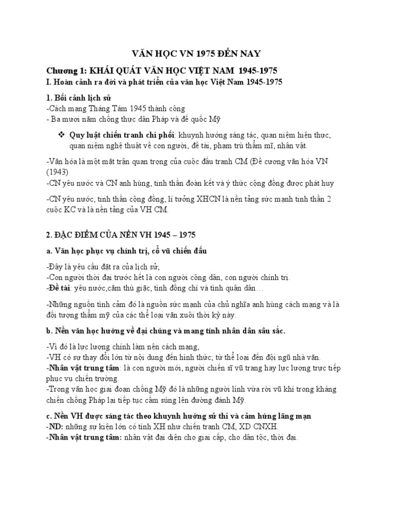 Van Hoc Ly Thuyet | PDF