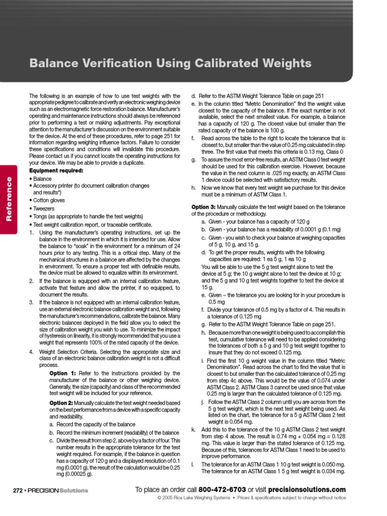 Balance Verification | PDF