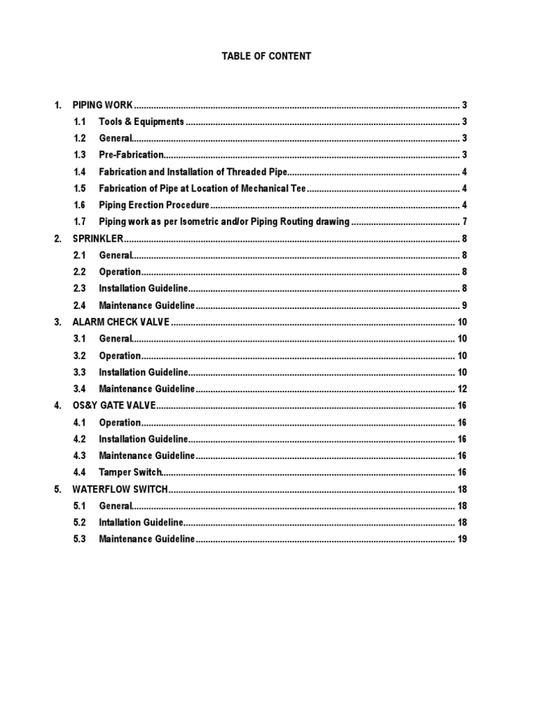 Erection, Operation & Maintenance Manual | PDF