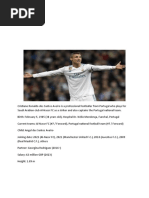 Cristiano Ronaldo Reading Comprehension | PDF | Uefa Champions League ...