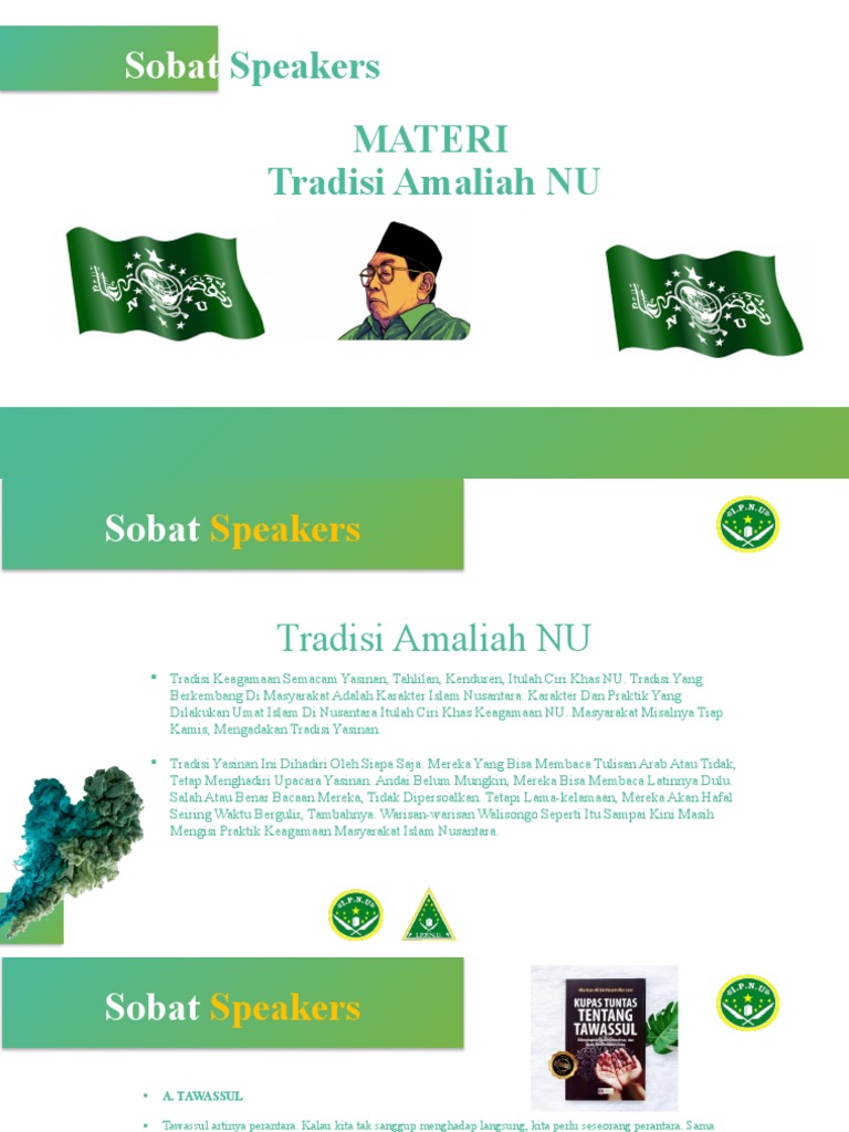 Materi Tradisi Amaliah NU | PDF