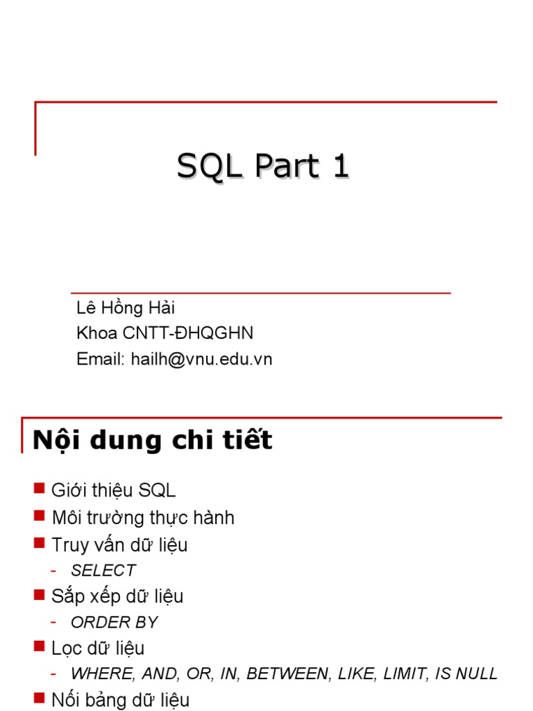 SQL1 | PDF