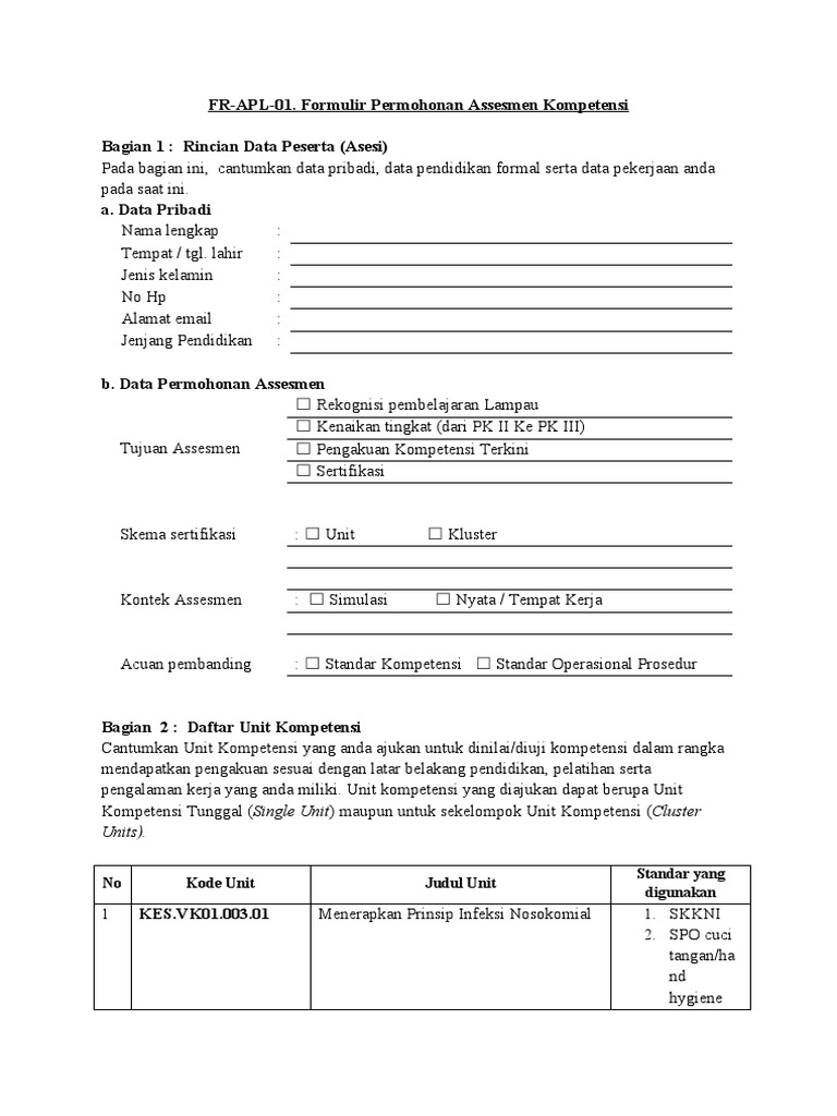 PK 2 - KES - VK01.003.01 - Menerapkan Prinsip Infeksi Nosokomial | PDF