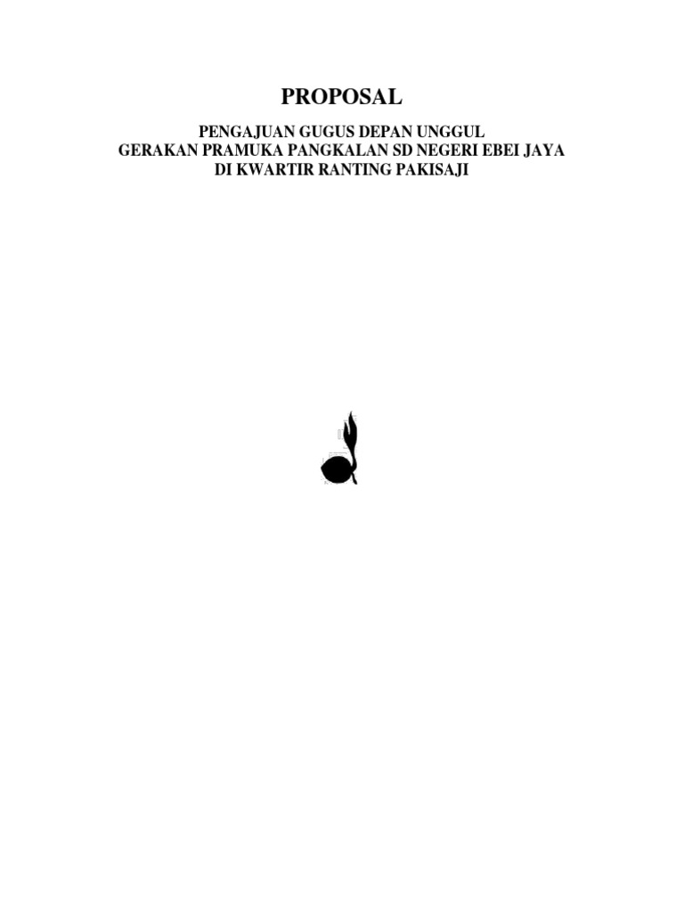 Proposal Gudep | PDF