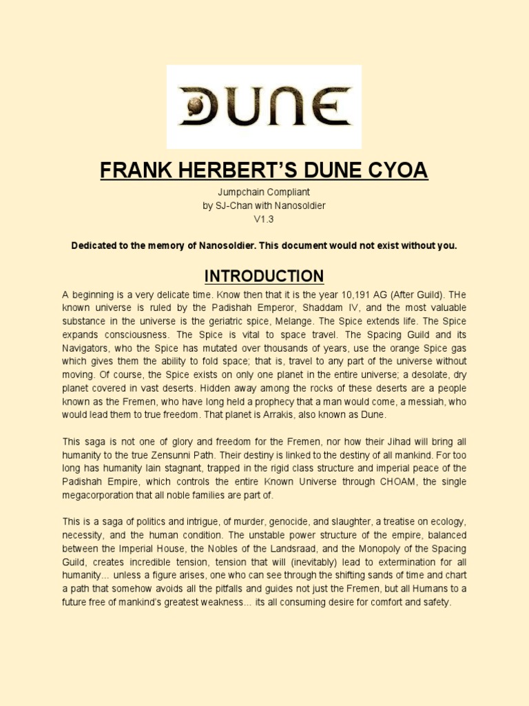 Frank Herbert's Dune | PDF