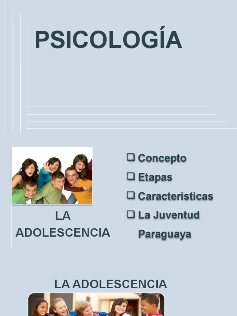 Adolescencia | PDF | Salud y bienestar