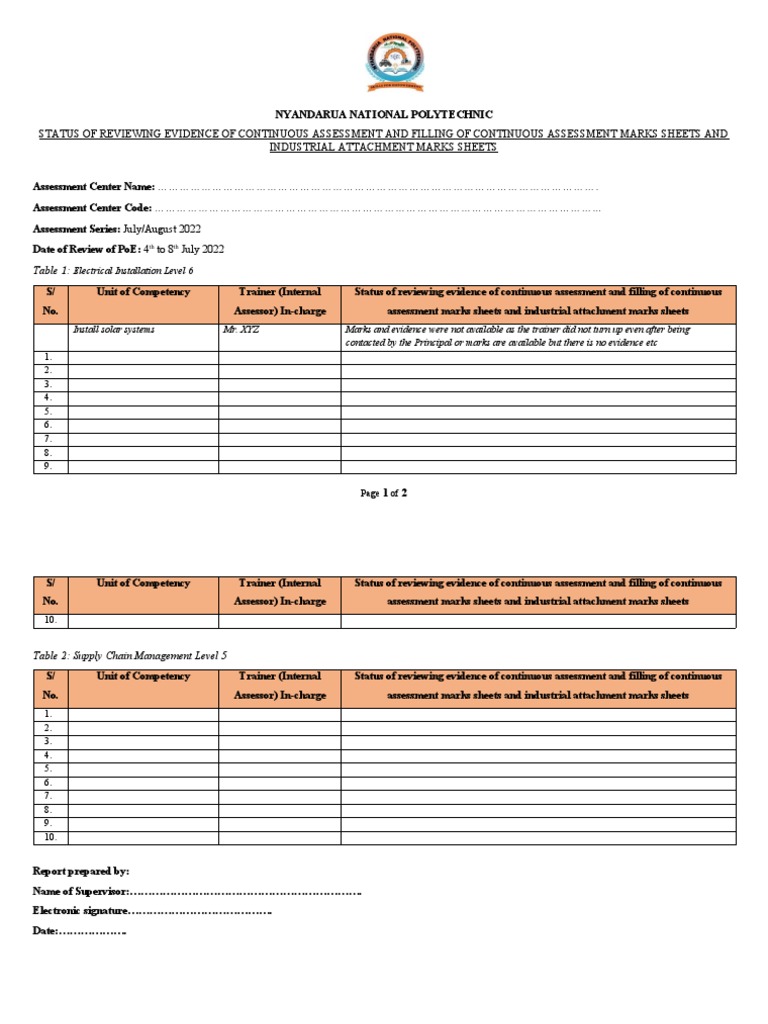 Status of Review of PoE | PDF
