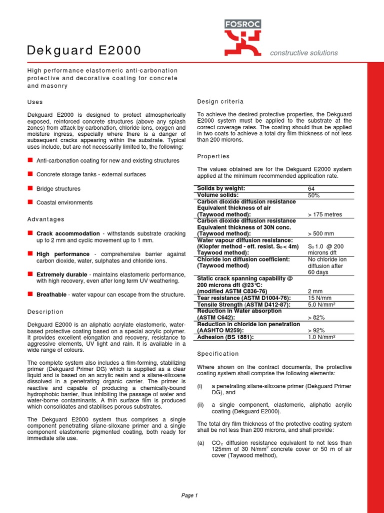 Dekguard E2000 | PDF