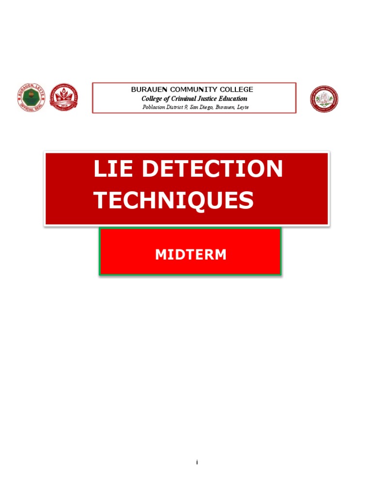Midterm-M2 Lie Detection | PDF
