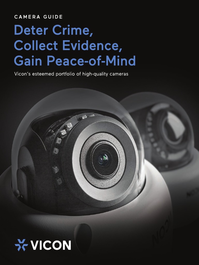 Vicon Cameras 2022 EN | PDF | Manufactured Goods | Photography Equipment