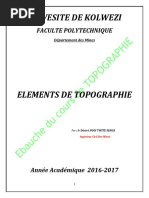 Courbes de Niveau : Définition et Propriétés | PDF | Altitude | Topographie