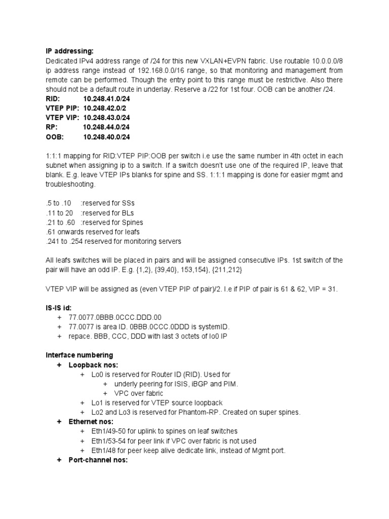 VXLAN EVPN Config Guide For Cisco Nexus | PDF | Quality Of Service | Ip Address