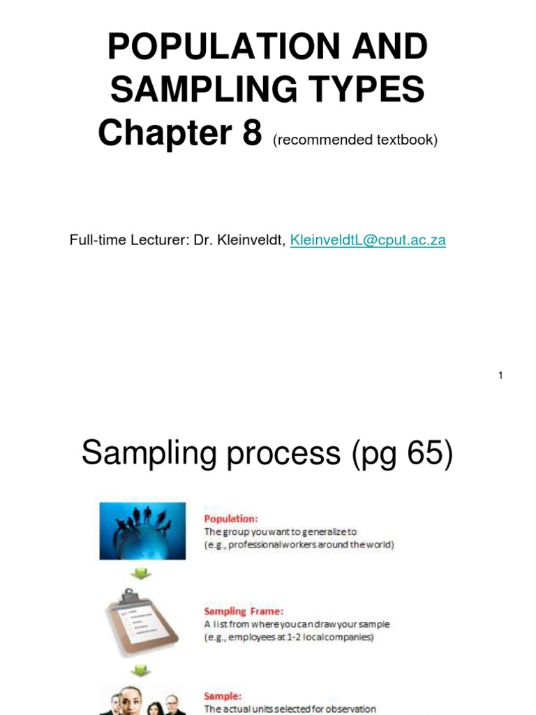Population and Sampling | PDF