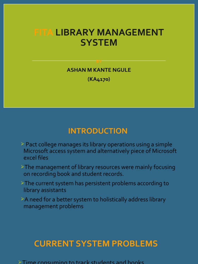 Library Management System Overview | PDF