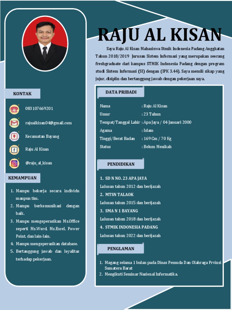 CV - Raju Al Kisan | PDF