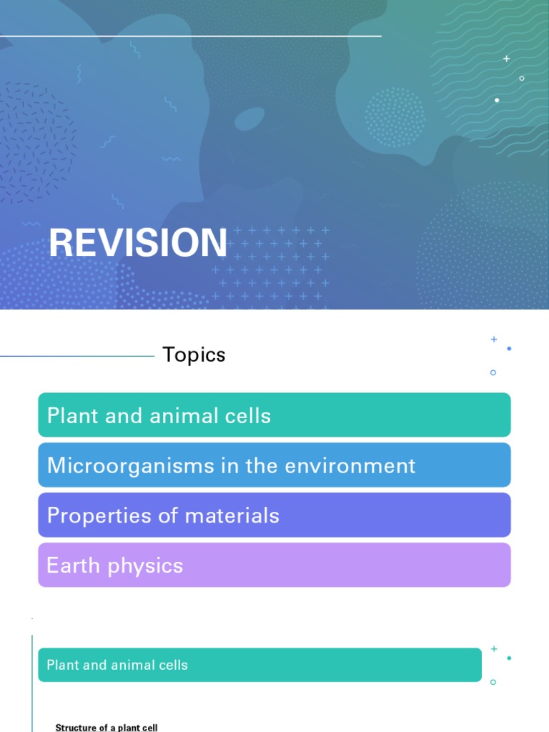 Revision - Year 7 Science | PDF | Cell (Biology) | Alloy