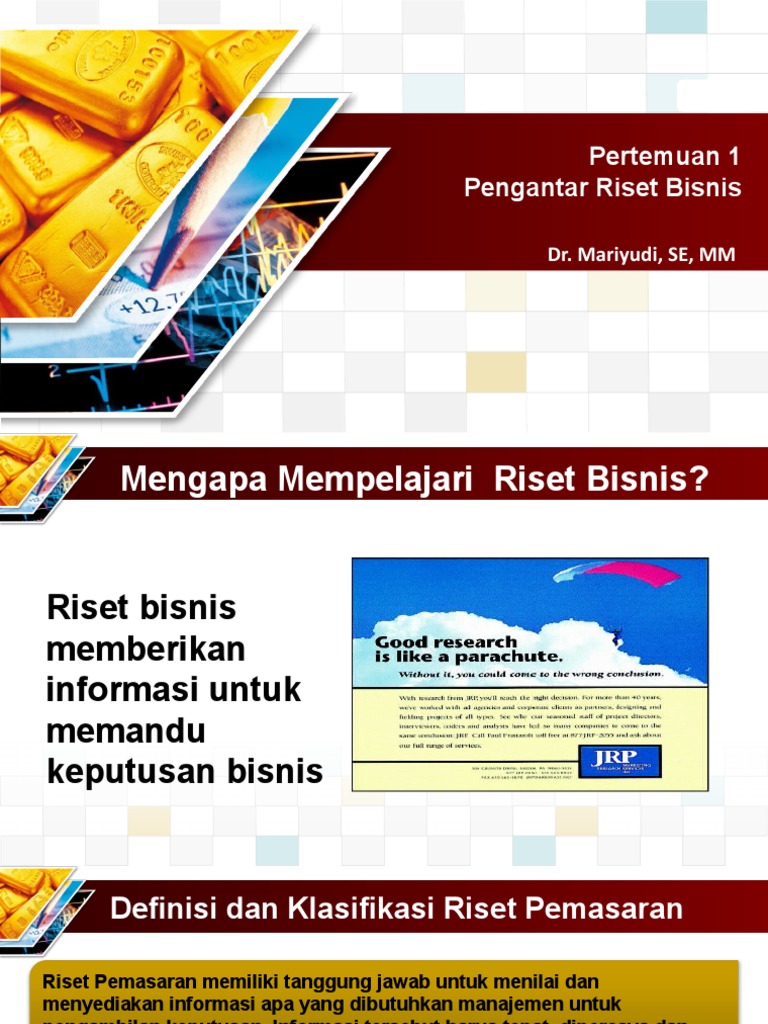 Pengantar Riset Bisnis | PDF
