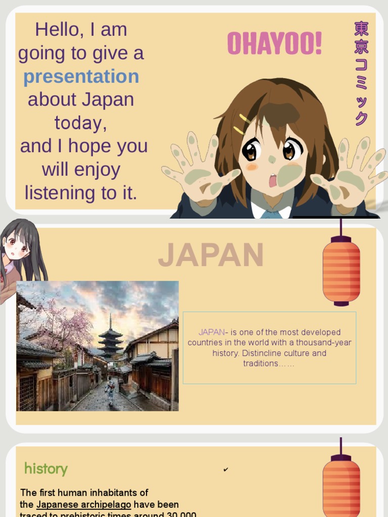 Anime Plantilla PowerPoint 2 | PDF | Japan | Asia