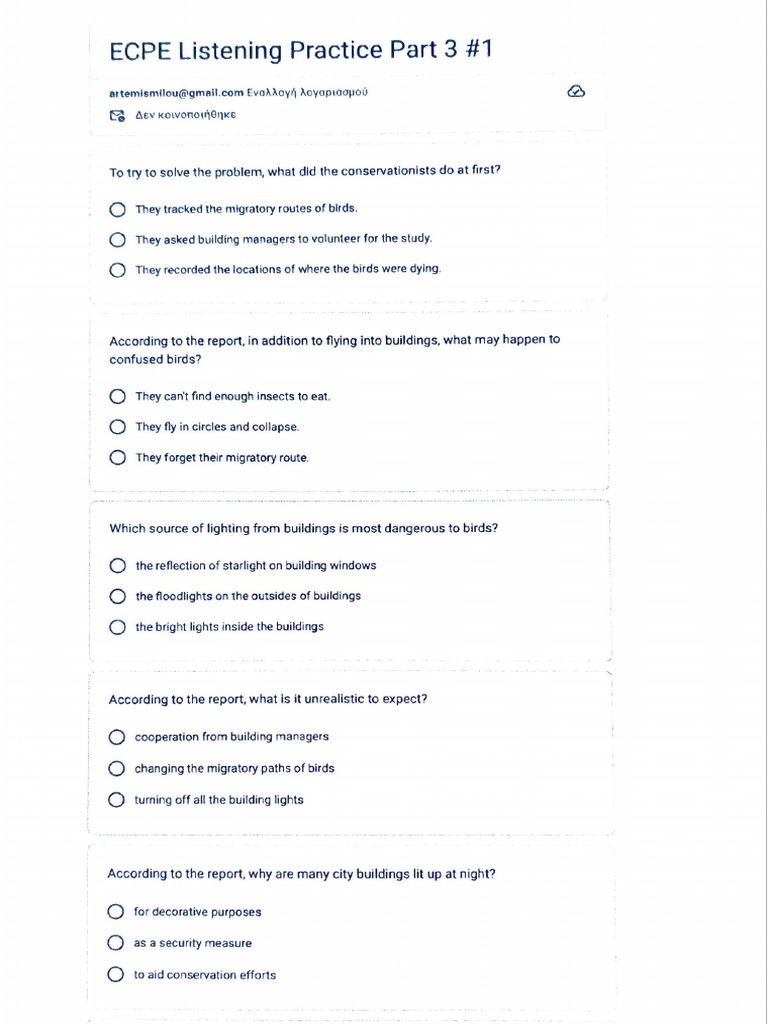 Listening Model ECPE | PDF
