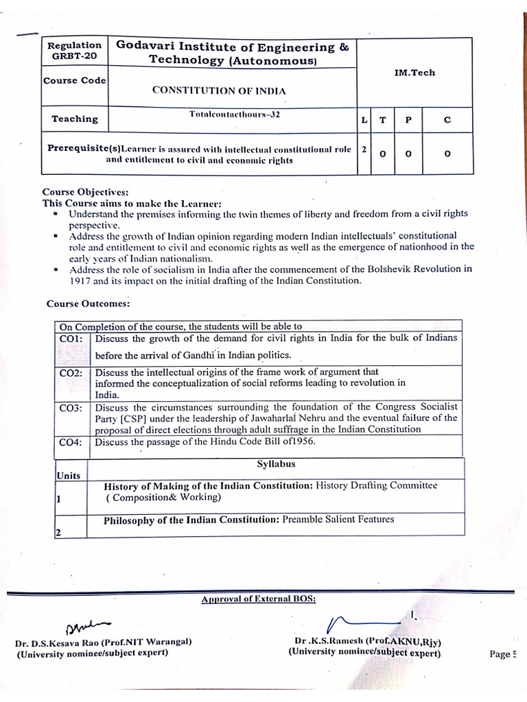 Audit Course - Constitution of India | PDF