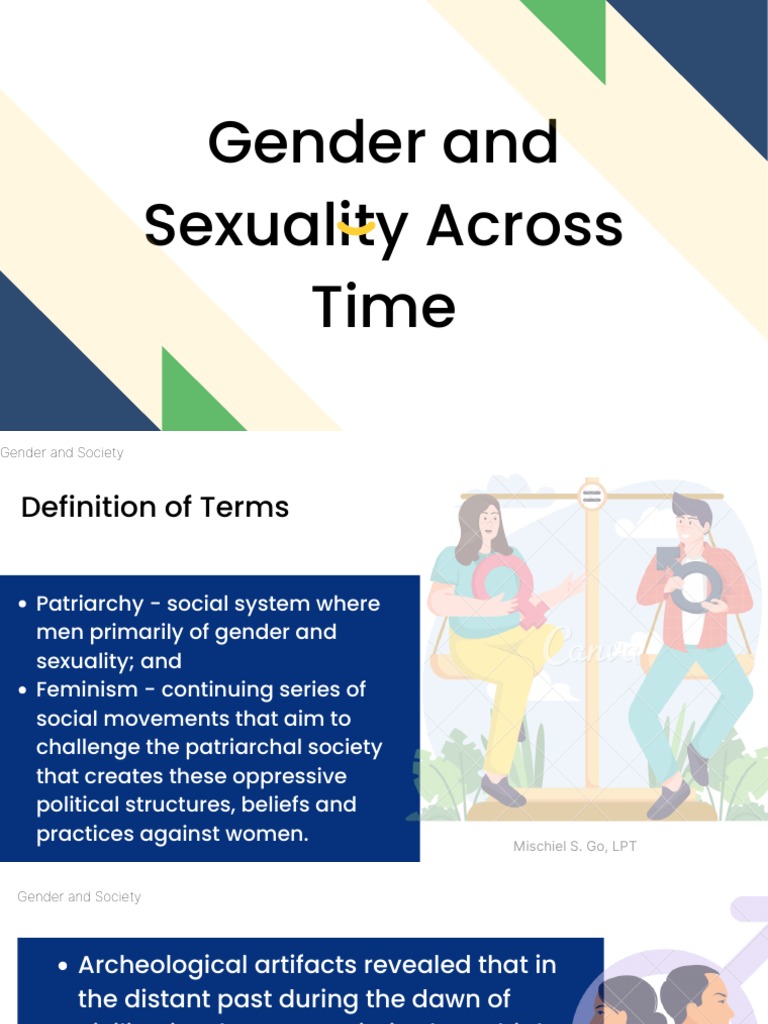 Lesson 2 Gender and Sexuality Across Time | PDF