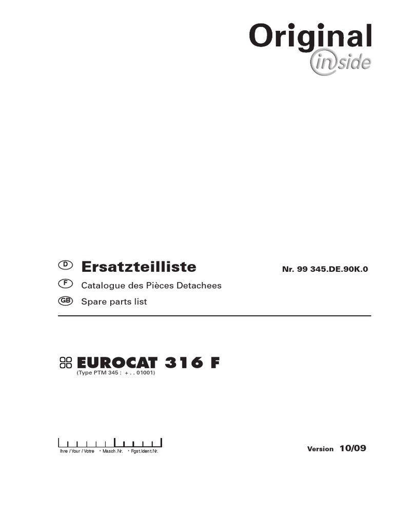 Pottinger Eurocat 316 | PDF
