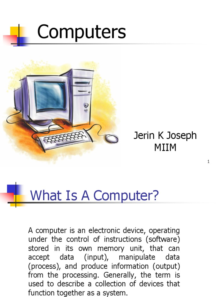 Introduction To Computers | PDF | Disk Storage | Computer Data Storage
