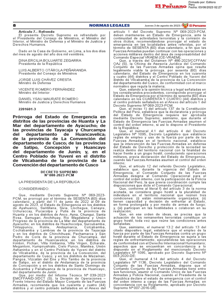 DS #088-2023-PCM | PDF