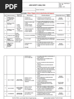JSA-for Lifting Activity by Crane | PDF | Crane (Machine) | Personal Protective Equipment