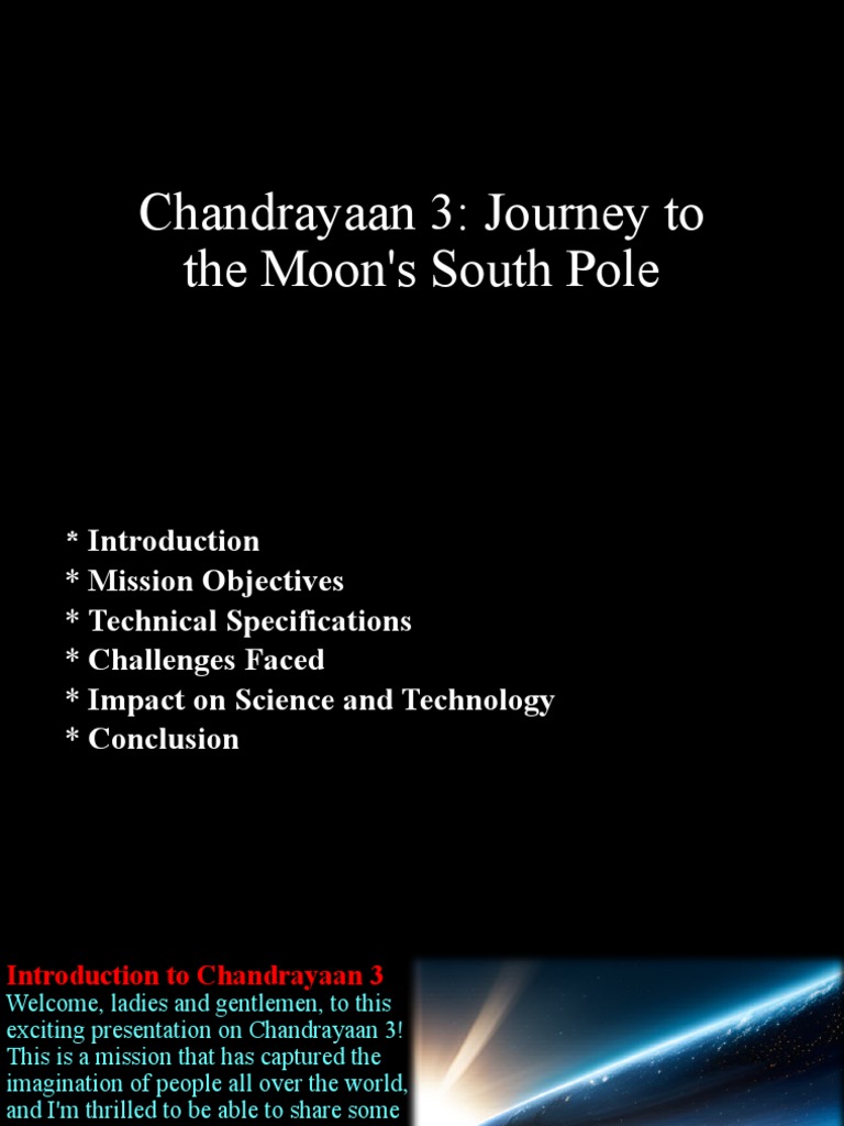 Chandrayaan 3 | PDF