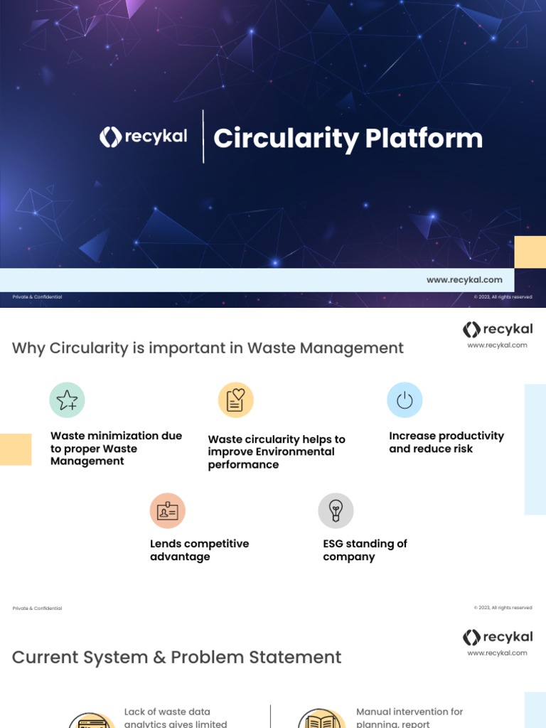 Circularity Platform Pdf Waste Management Sustainability