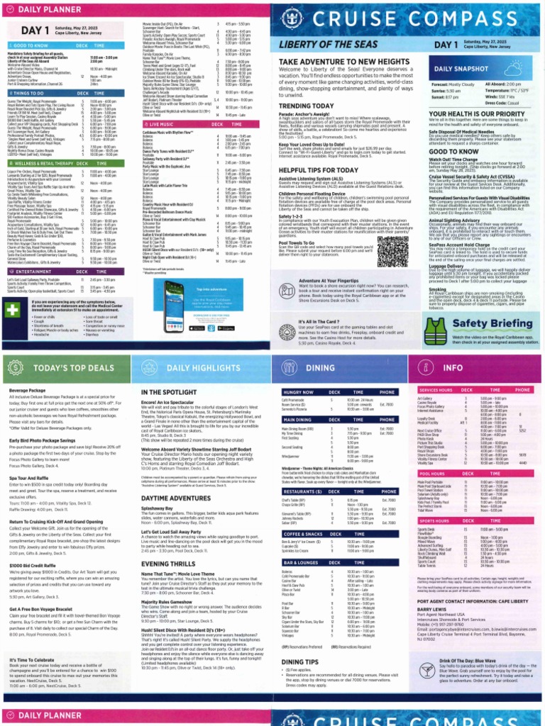 Cruise Compass Liberty May | PDF