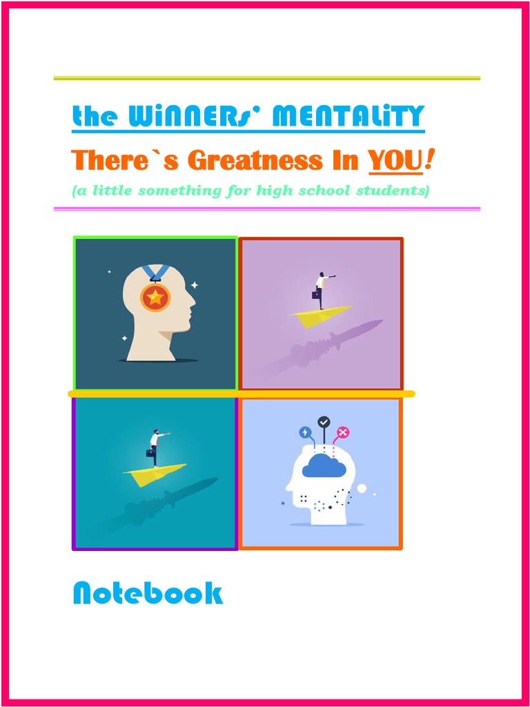 The Winners Mentality - There's Greatness in You Notebook | PDF ...
