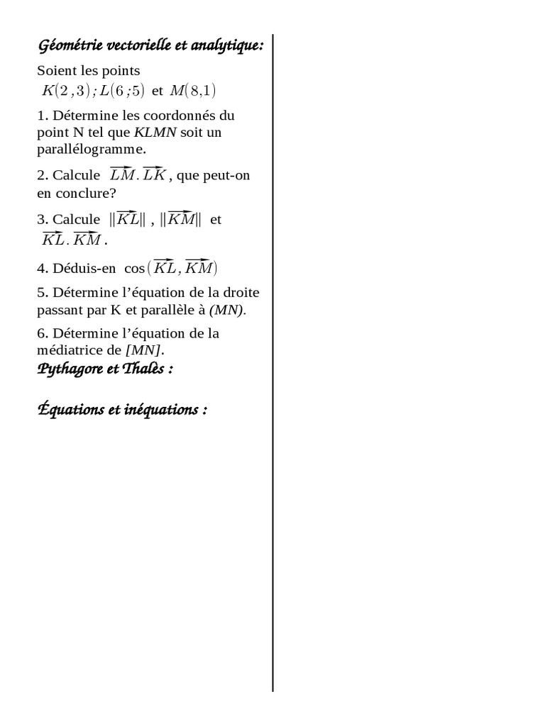Exercice | PDF