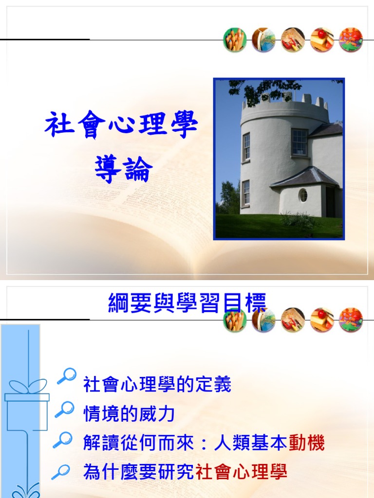 社會心理學ch1 | PDF