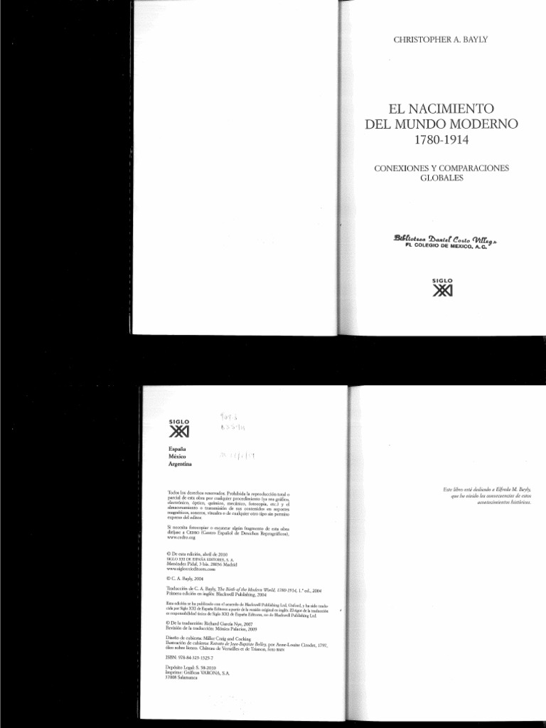 BAYLY Christopher Alan - Las Revoluciones Convergentes, 1780-1820 | PDF ...
