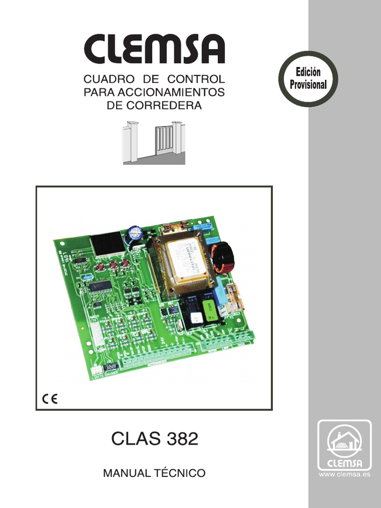 Clas 382 Manual Usuario Instalacion | PDF