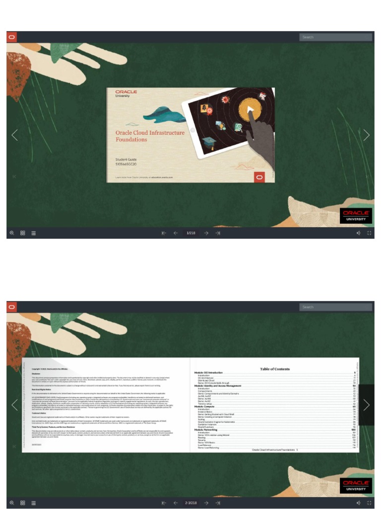 Oracle Cloud Infrastructure Foundations STUDENT Guide | PDF
