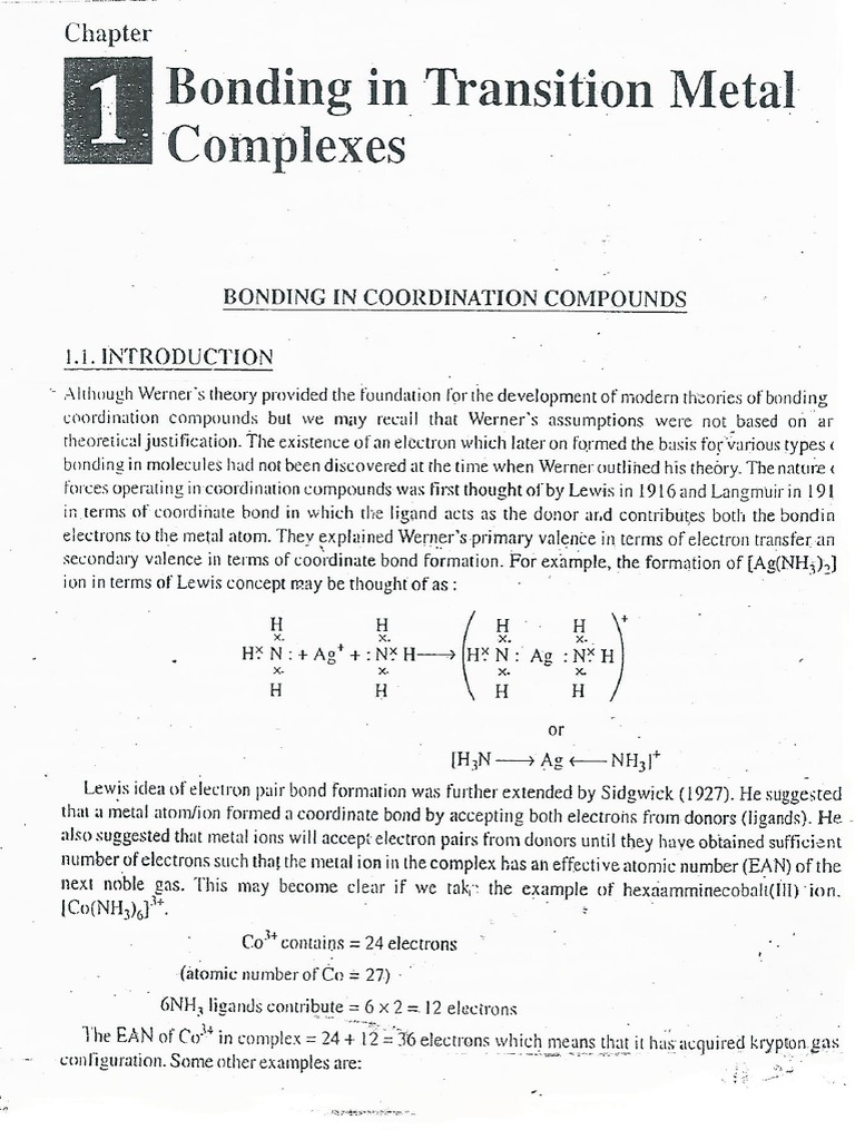 Chemical Bonding - VBT and CFT | PDF
