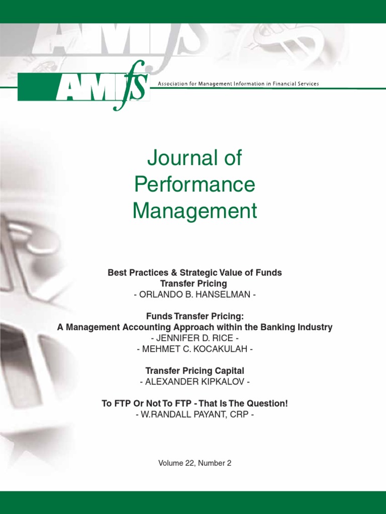 Journal of Performance Management: Best Practices & Strategic Value of ...