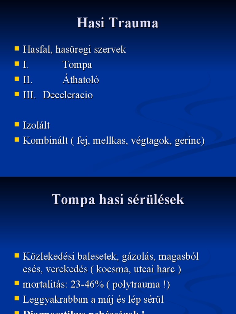 Hasi Trauma Magyar | PDF
