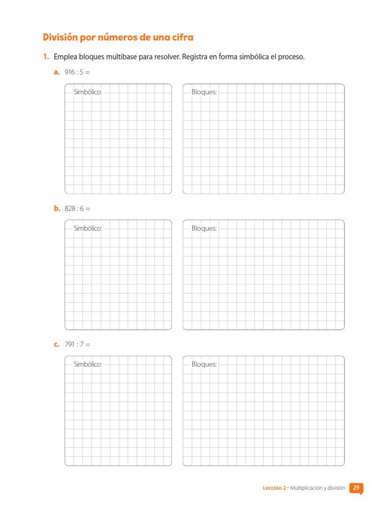 Divisiones - Guía de Ejercicios | PDF | División (Matemáticas) | Matemática Elemental