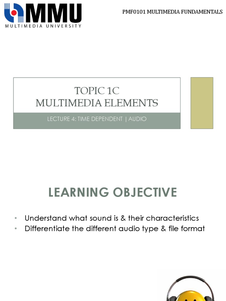 L04 Topic1C Multimedia Element Audio | PDF