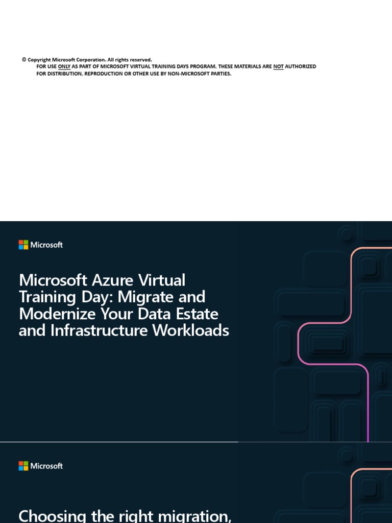 Presentacion Azure Migration | PDF | Cloud Computing | Microsoft Azure