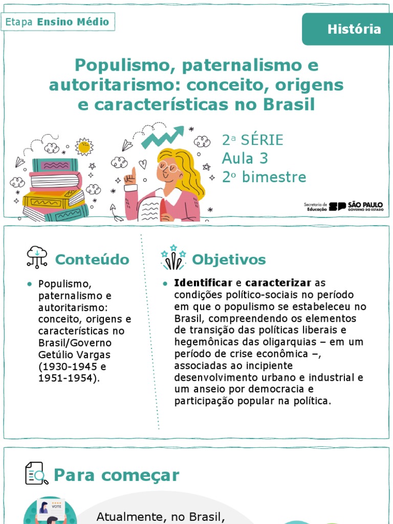 Populismo, Paternalismo e Autoritarismo: Conceito, Origens e ...