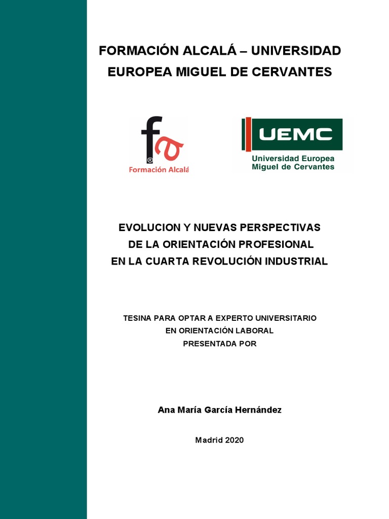 Orientación Profesional en la Industria 4.0 | PDF