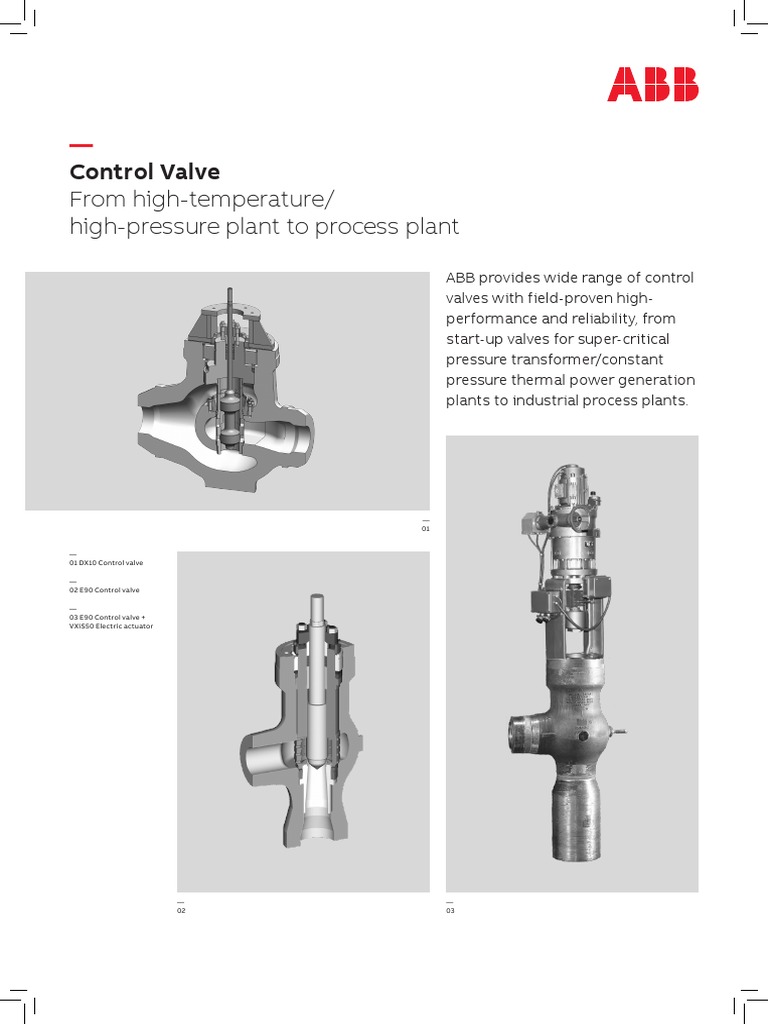 ABB Control Valves for Power Plants | PDF